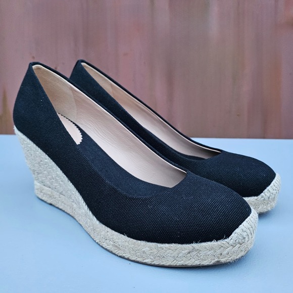 J. Crew | Shoes | J Crew Seville 75 Espadrille Wedges Platform Wedge ...